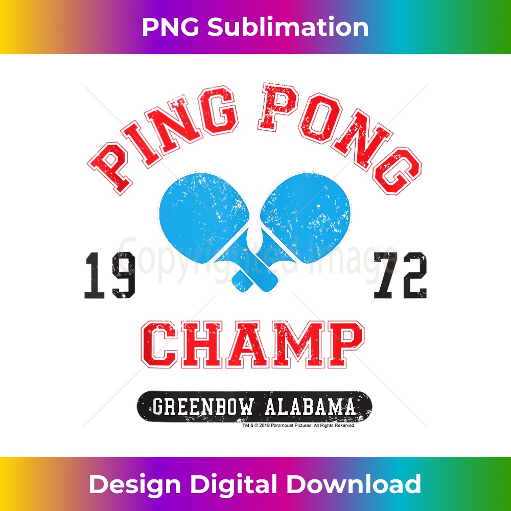 Forrest Gump Ping Pong Champ Greenbow Alabama 1972 Logo Tank | Inspire ...