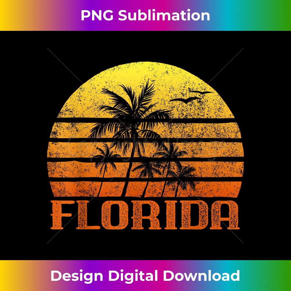 Vintage Retro Florida Beach Vacation Florida Sunset 1 - Arti | Inspire ...