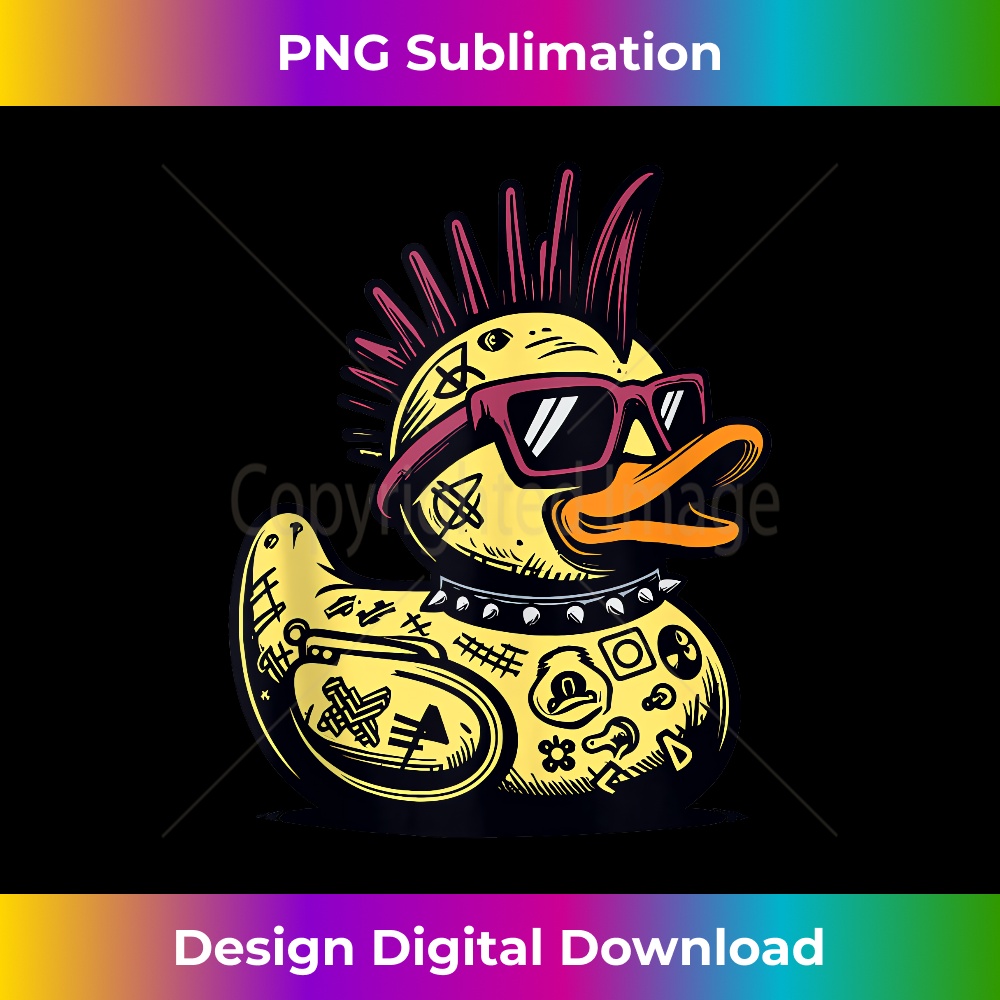 Punk Rocker Rubber Duck Rocker Duckling 1 - PNG Transparent | Inspire ...