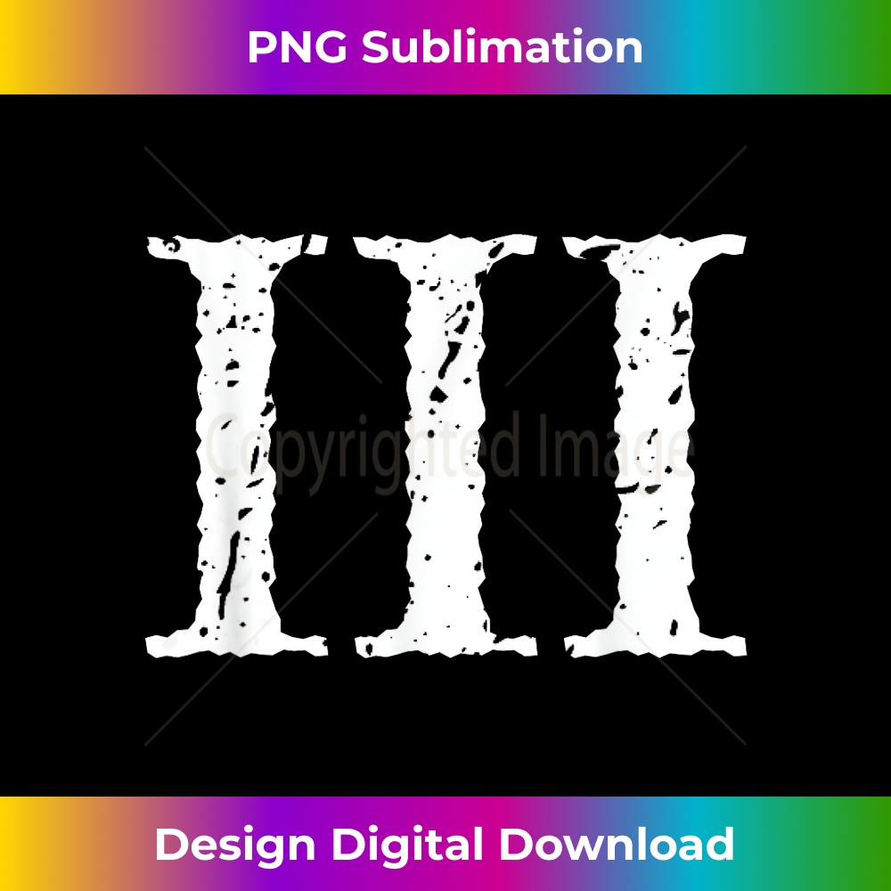 Roman Numeral 3 III Three 1 - PNG Transparent Sublimation Fi | Inspire ...