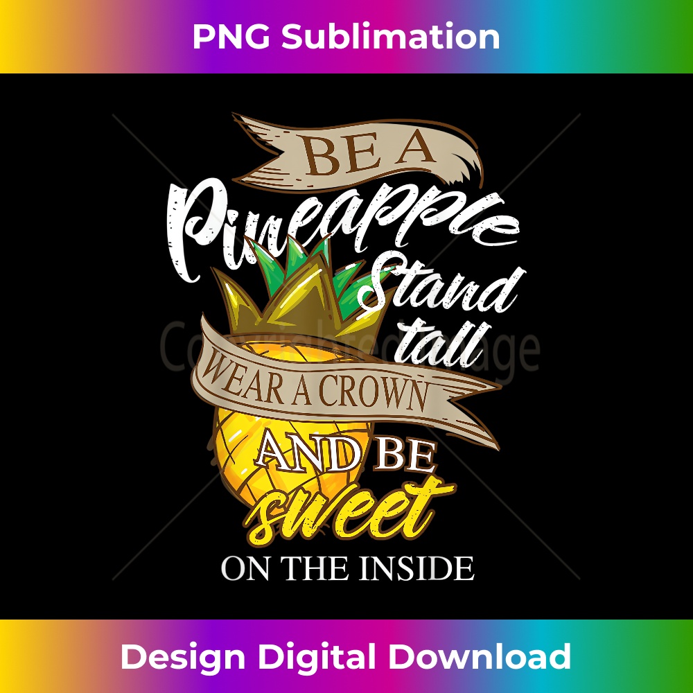 Cool Be A Pineapple Stand Tall Wear A Crown Sweet - Signatur | Inspire ...