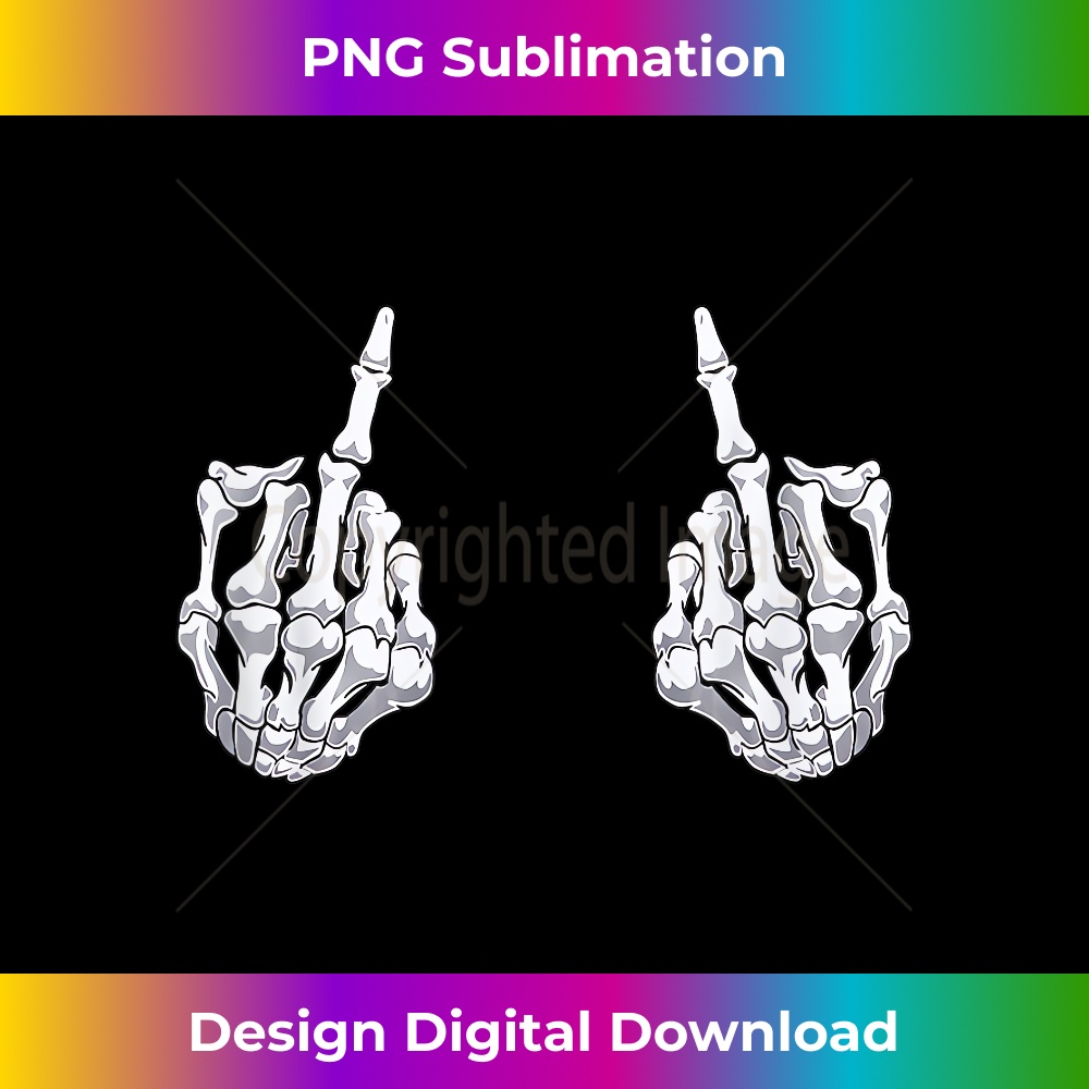 Skeleton Hand Halloween Bones Middle Finger Skull 1 - Unique | Inspire ...