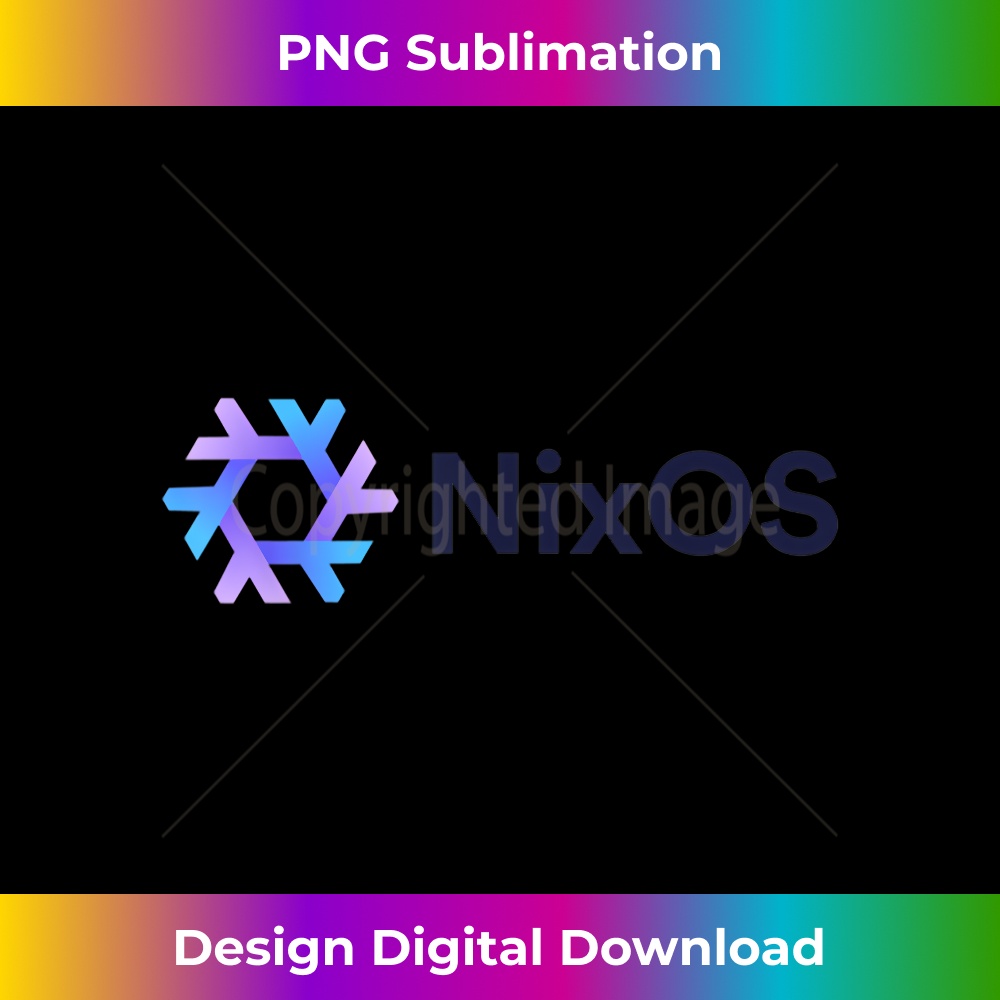 NixOS Logo Merchandise 1 - Artistic Sublimation Digital File | Inspire Uplift