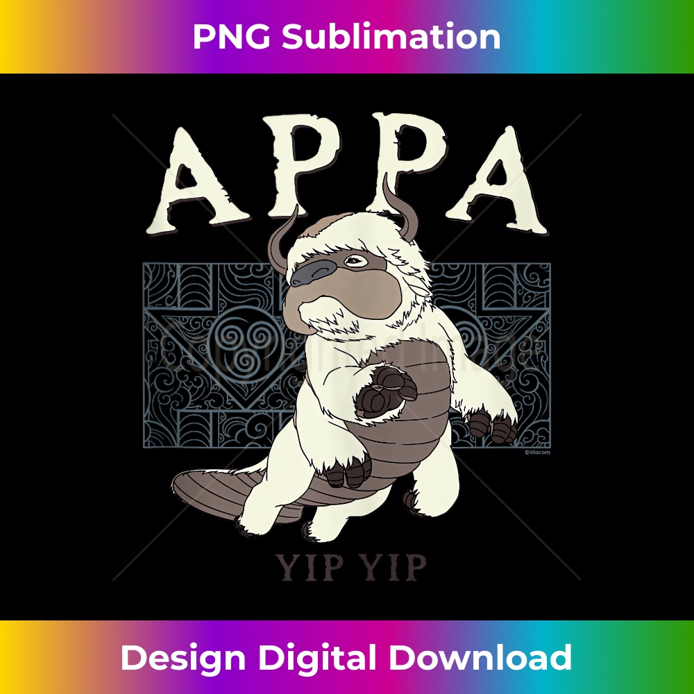 Avatar The Last Airbender Appa Yip Yip Big Chest Logo - Prem | Inspire ...