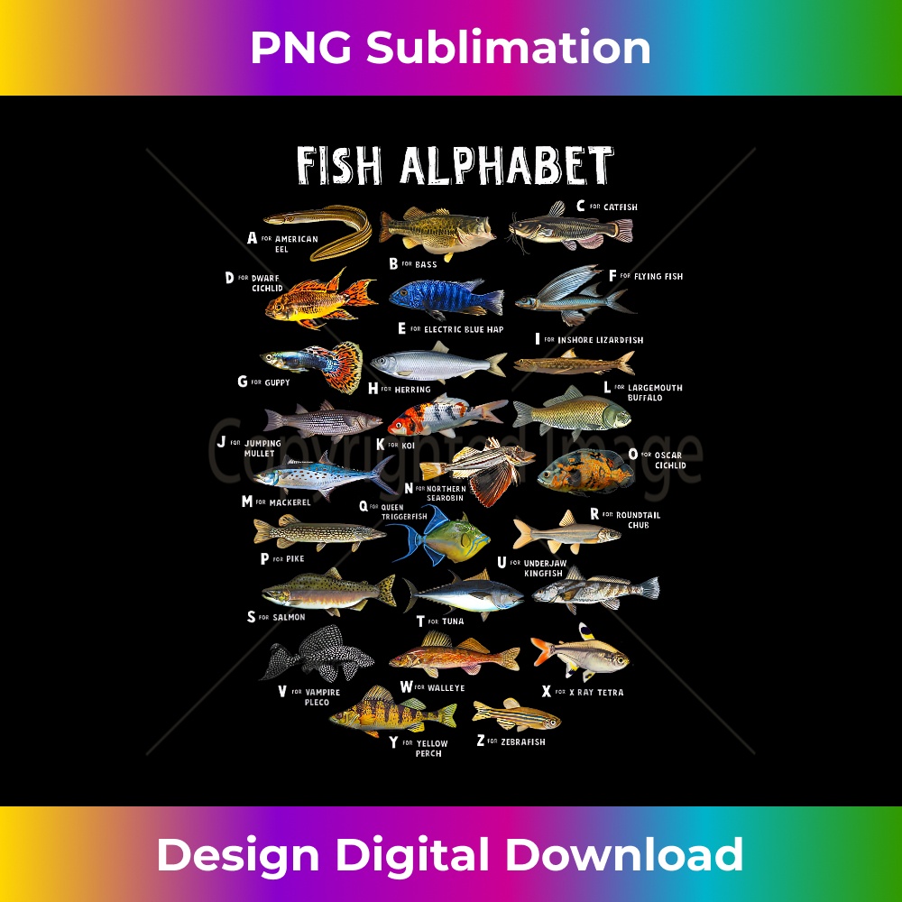 Fish Alphabet Educational Freshwater Species Fishing - Insta | Inspire ...