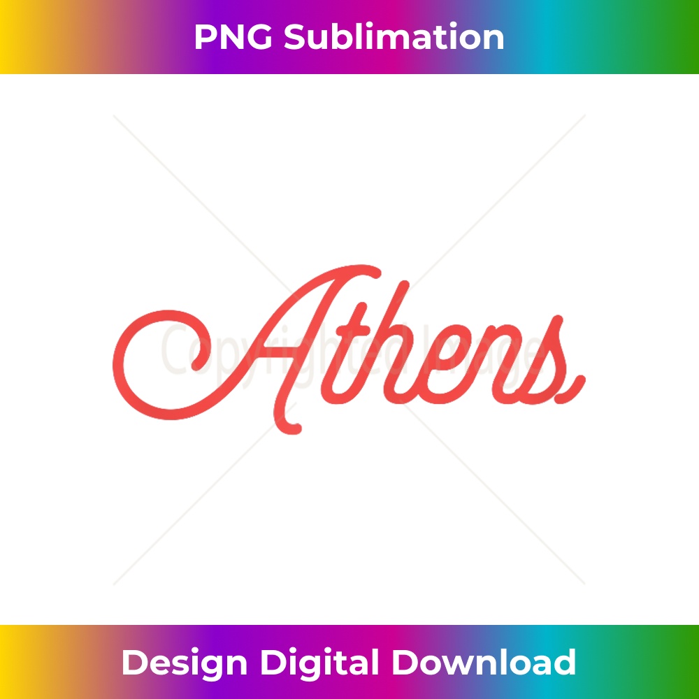 Athens Cursive - PNG Transparent Sublimation File | Inspire Uplift