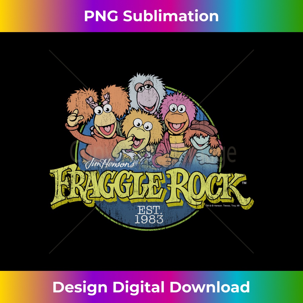 Fraggle Rock Circle Logo Long Sleeve - Exclusive Sublimation | Inspire ...