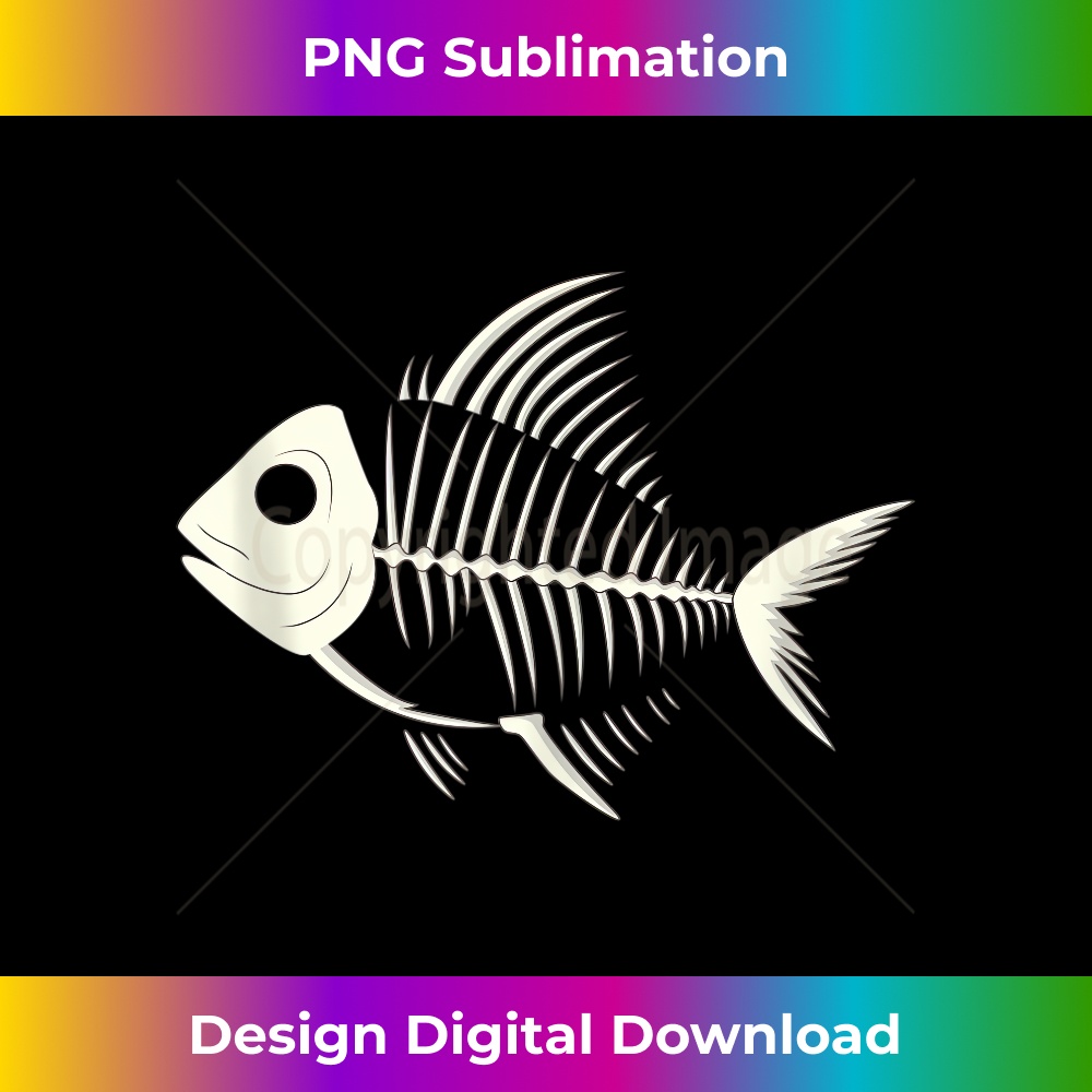 Funny Fish Bones Funny and Sarcastic Fishing Design Tank Top | Inspire ...