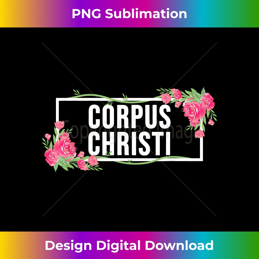 Corpus Christi Texas T-Shirt Floral Hibiscus Flower - PNG Tr | Inspire Uplift