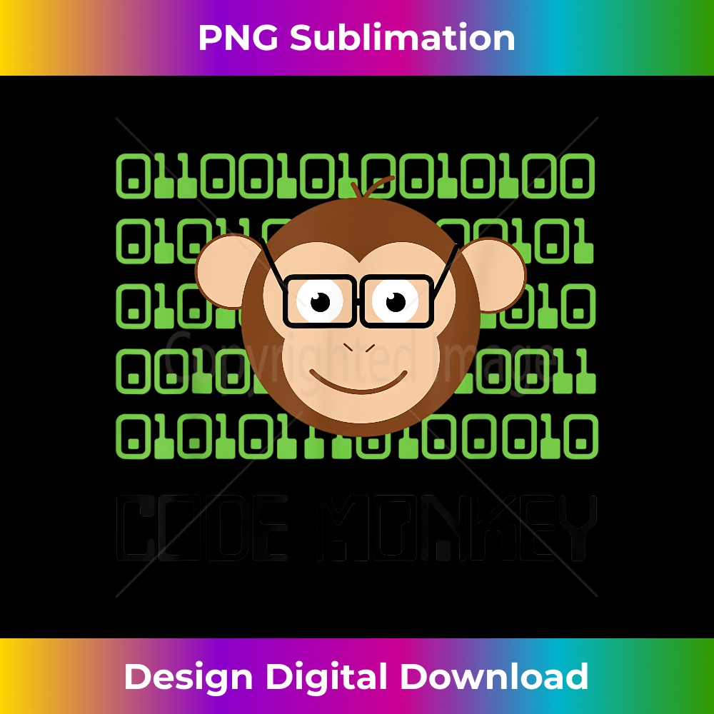 Funny Code Monkey Nerd Computer Programmer Cool T Shirt - Pr | Inspire Uplift