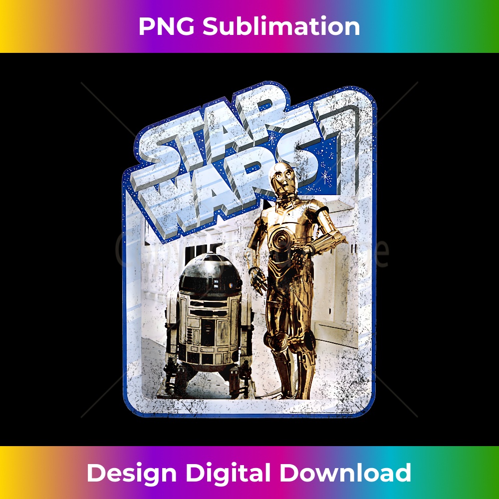 Star Wars R2-D2 And C-3PO Classic Portrait Tank Top 2 - Retr | Inspire ...