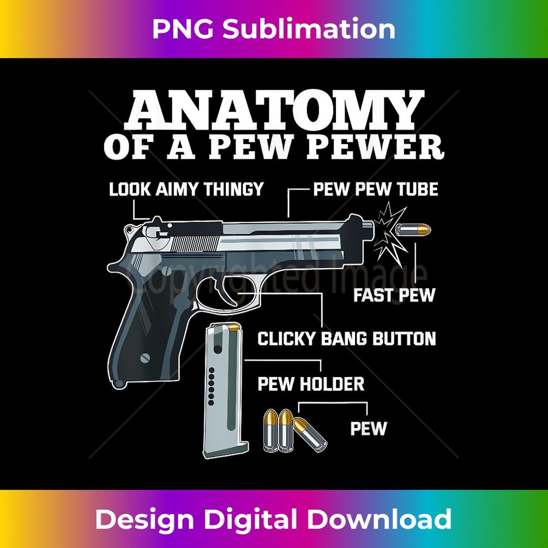 Anatomy Of A Pew Pewer Gun Weapon Ammo Lover - Vintage Subli | Inspire ...