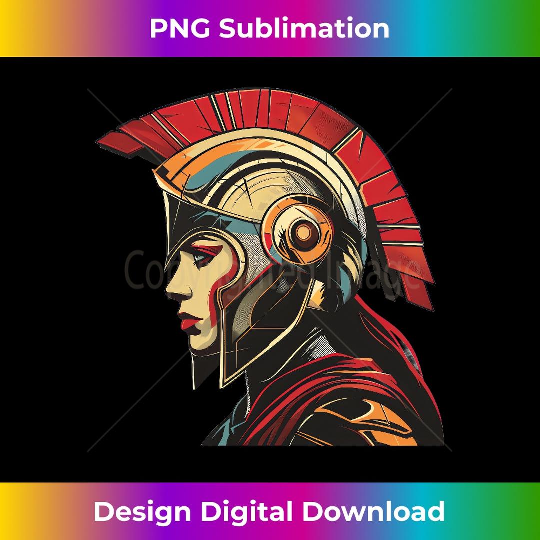 Athena Retro Sci-Fi Athene Pallas - PNG Transparent Sublimat | Inspire ...