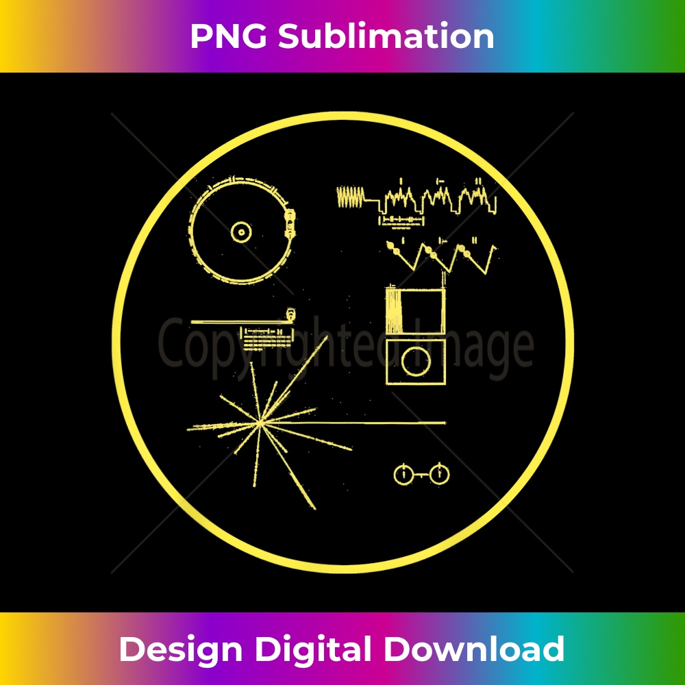 NASA Voyager Golden Record 1 - Aesthetic Sublimation Digital | Inspire ...