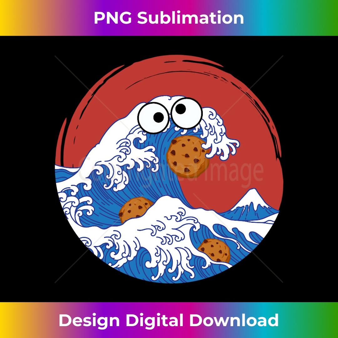 Kanagawa Great Wave Parody Wave Monster Eating Cookies 1 - A | Inspire ...