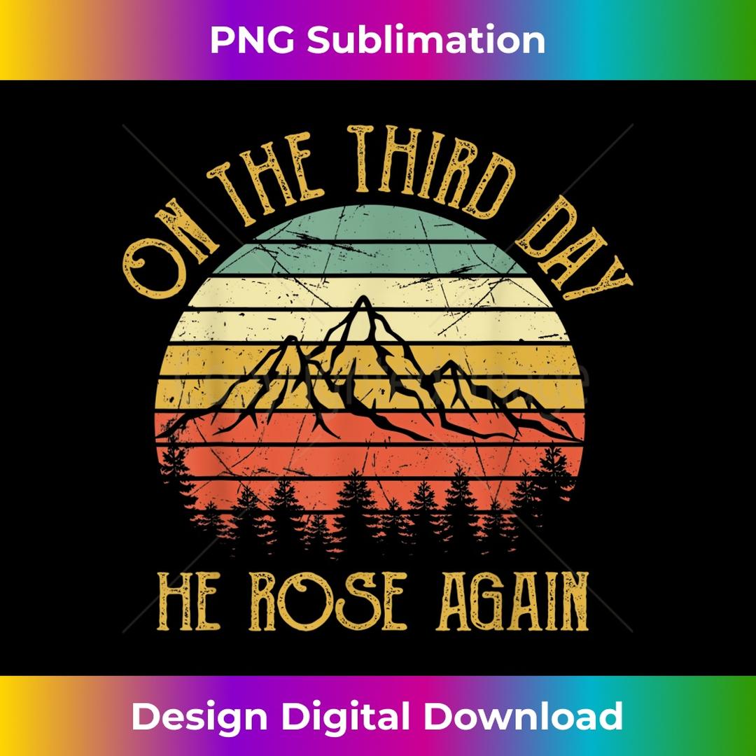 On The Third 3rd Day He Rose Again Vintage Christian Easter | Inspire ...