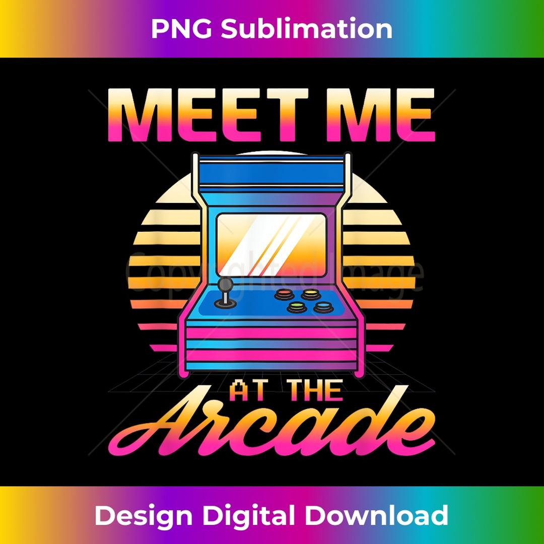 Meet Me At The Arcade Gamer Vaporwave Retro Video Game 1 - A | Inspire ...