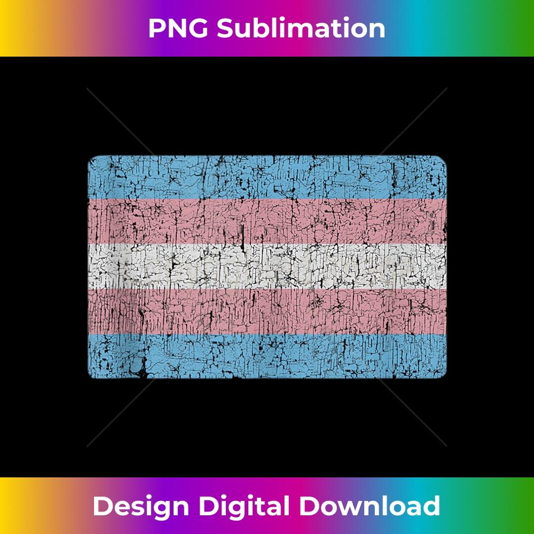 Vintage Transgender Pride Flag Trans 2 - Retro PNG Sublimati | Inspire ...