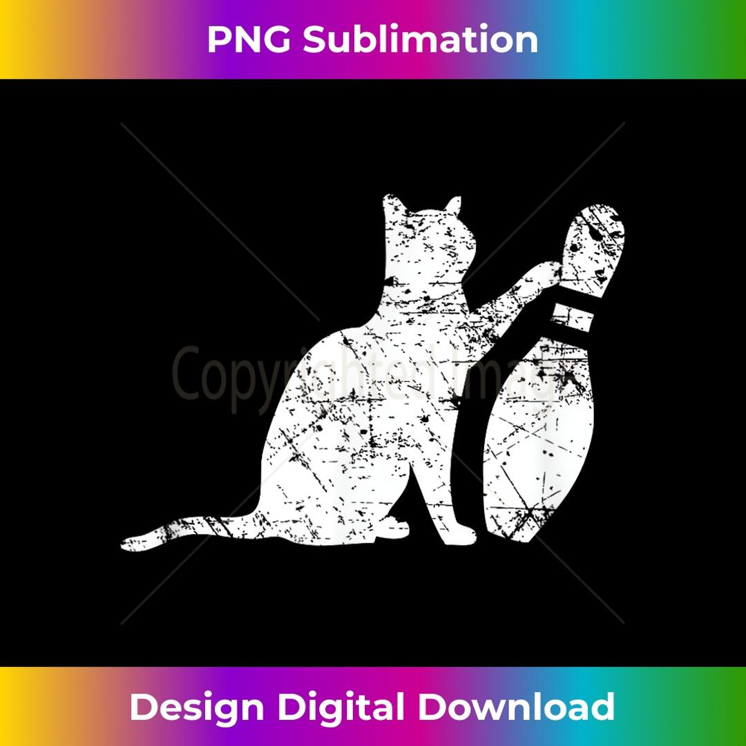 Ornery Alley Cat Tipping Bowling Pin Funny Team 1 - Artistic | Inspire ...