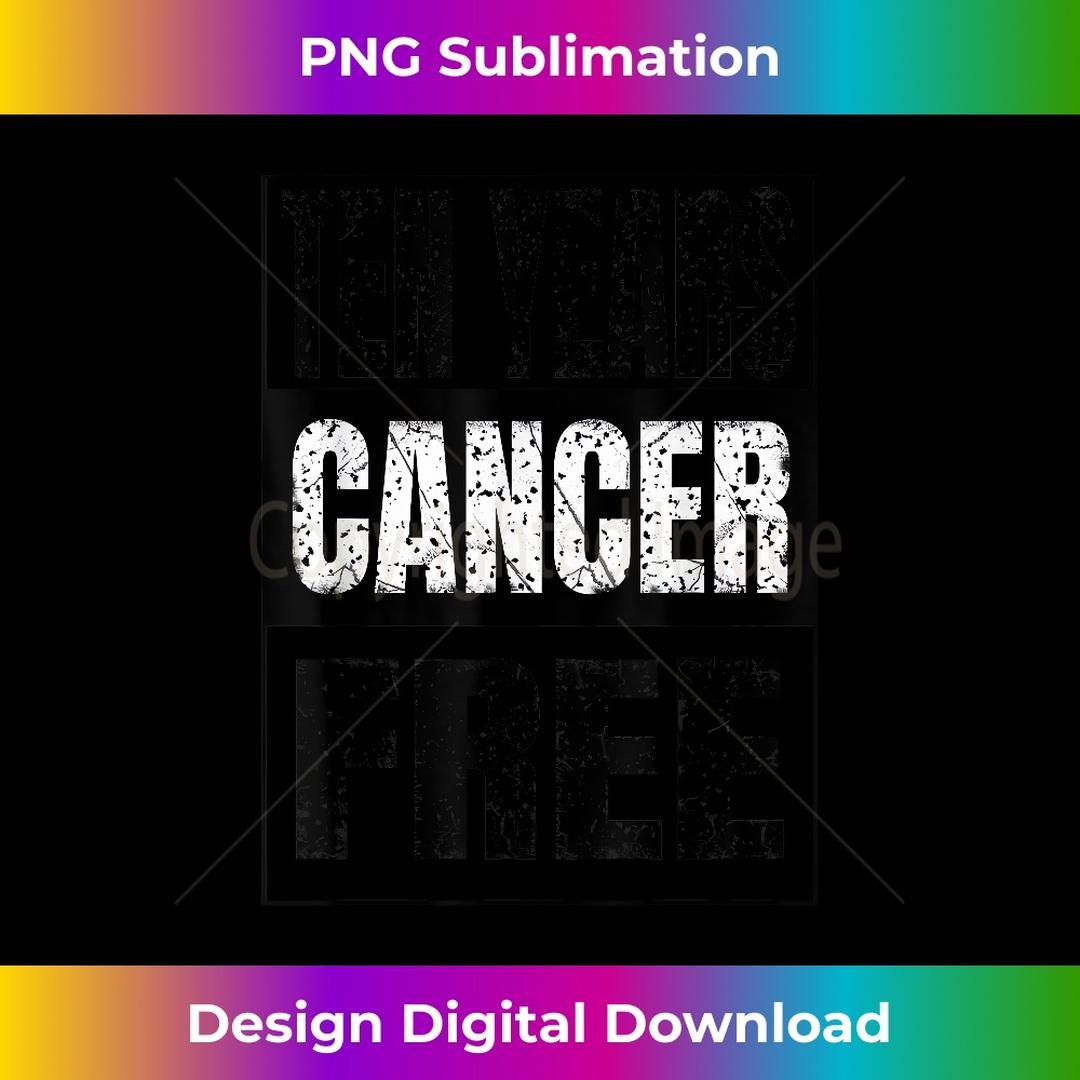 10 Years Cancer Free Anti-Oncology - Vintage Sublimation PNG | Inspire ...