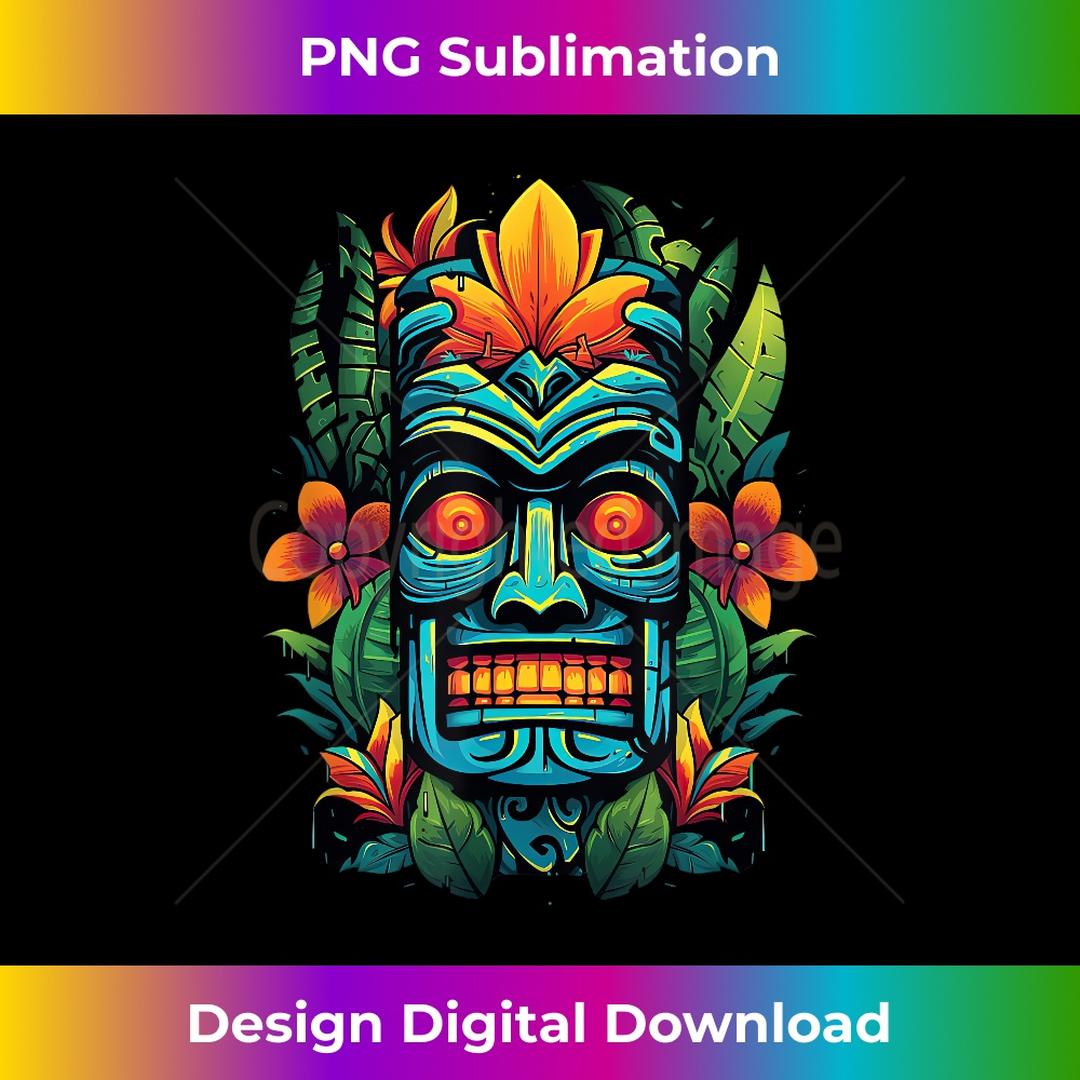 Tiki Vintage Polynesian Mask Totem 1 - High-Resolution PNG S - Inspire ...