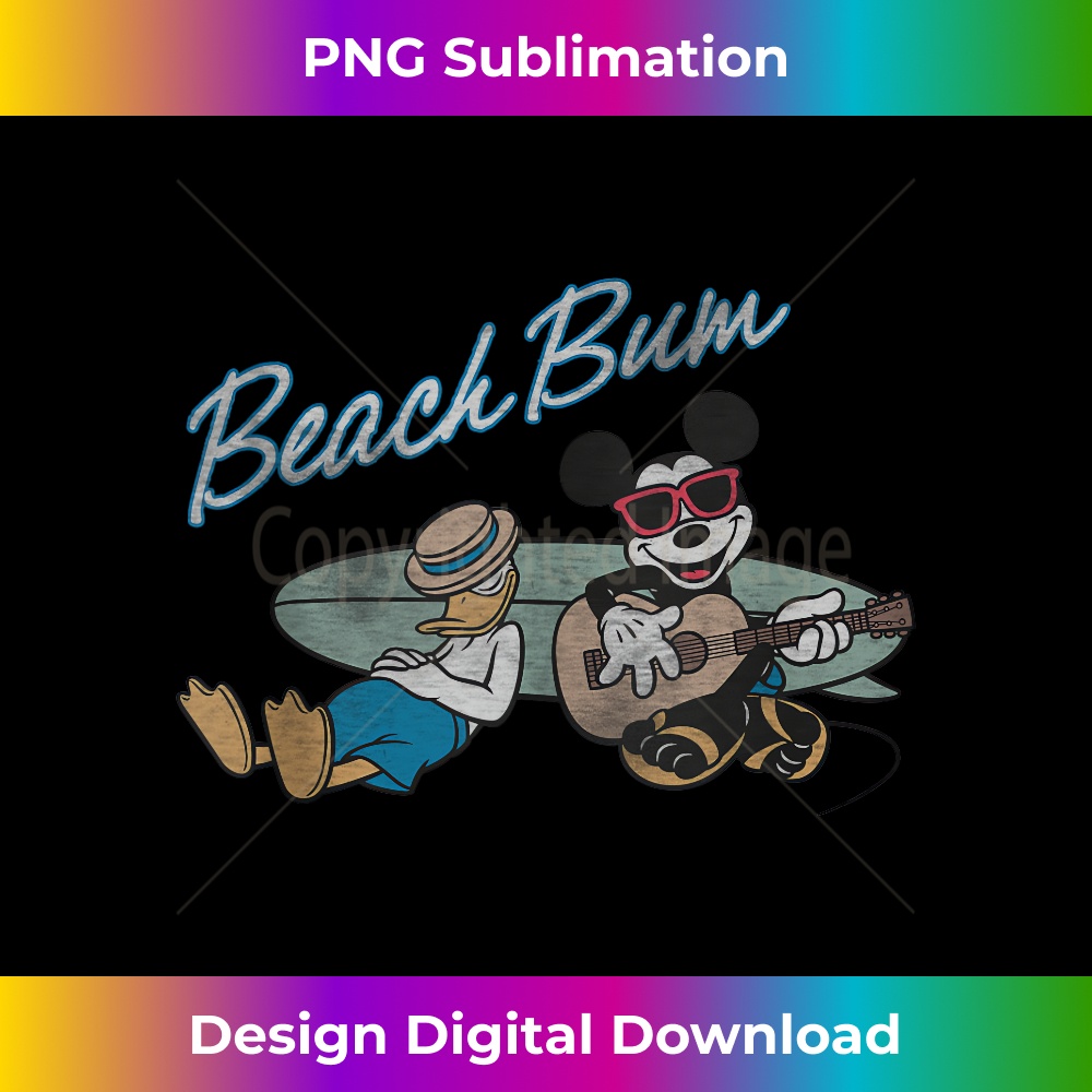Disney Beach Bum Surf - Artistic Sublimation Digital File | Inspire Uplift