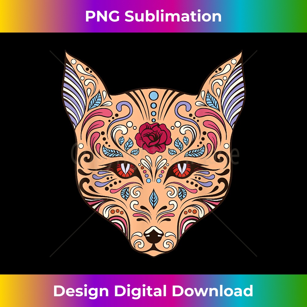 Sugar Skull Fox Day of the Dead 1 - Artistic Sublimation Dig | Inspire ...