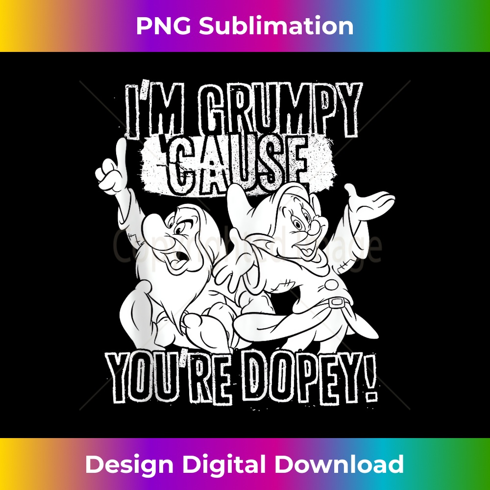 Disney Snow White I'm Grumpy Cause You're Dopey Humor - High | Inspire ...