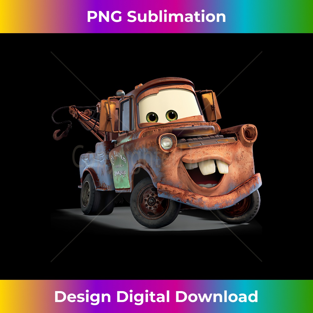 Disney Cars Mater - PNG Transparent Sublimation Design | Inspire Uplift