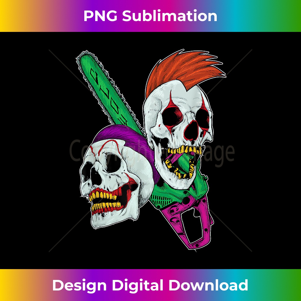 Skull Clowns Chainsaw Horror Clown 1 - Stylish Sublimation D | Inspire ...