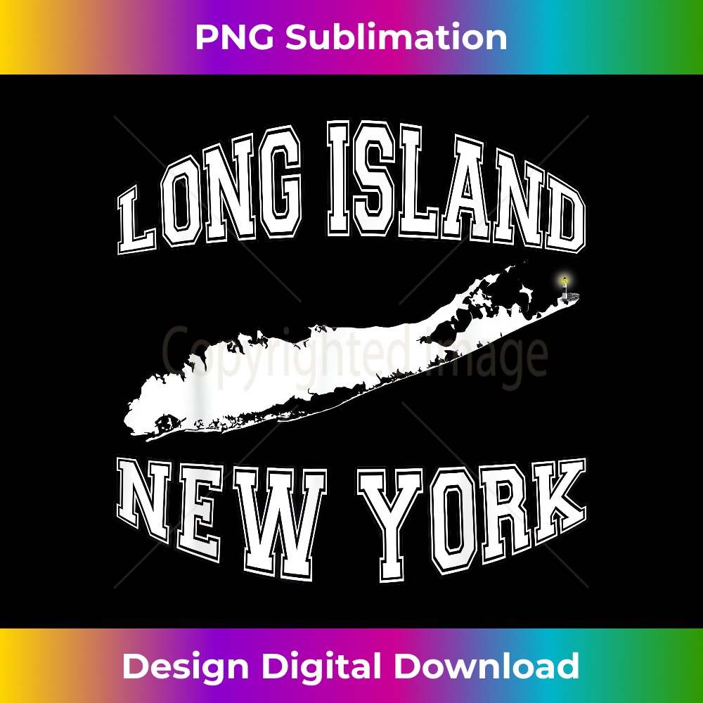Long Island NY 1 - Vintage Sublimation PNG Download - Inspire Uplift