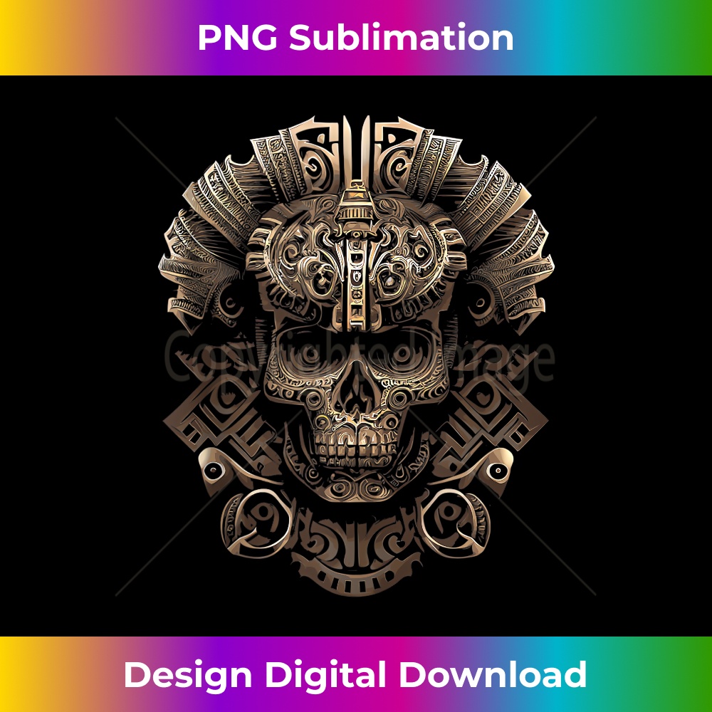 Mexican Mictlantecuhtli Aztec God Of Death Skull 1 - Digital | Inspire ...