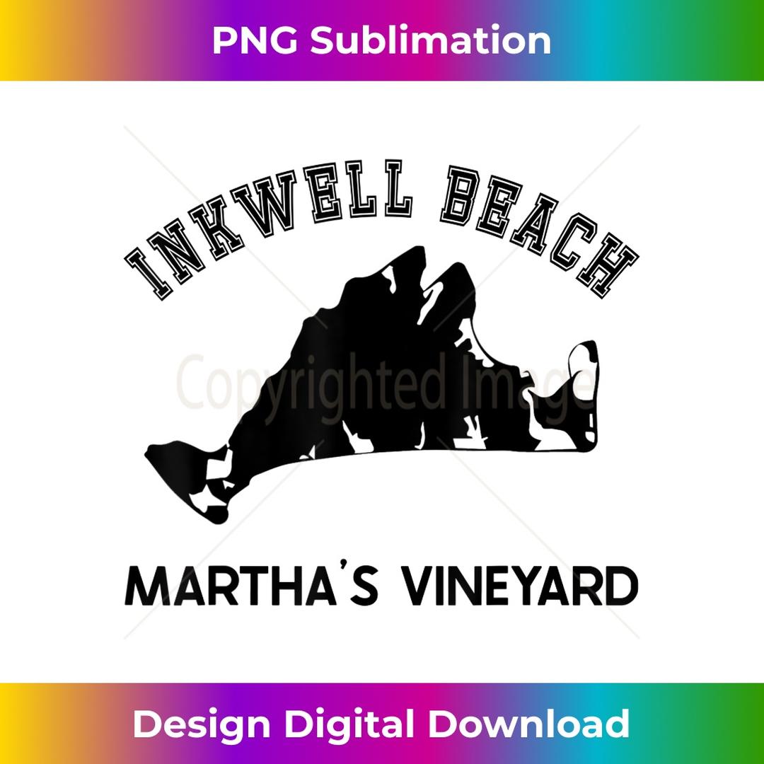 Inkwell Beach, Oak Bluffs, Martha's Vineyard, MA Vintage Map | Inspire ...