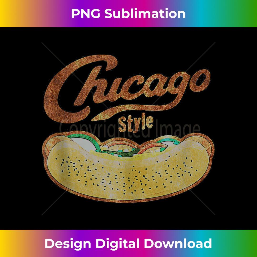 Chicago Style Hot Dog Distressed - Professional Sublimation | Inspire ...