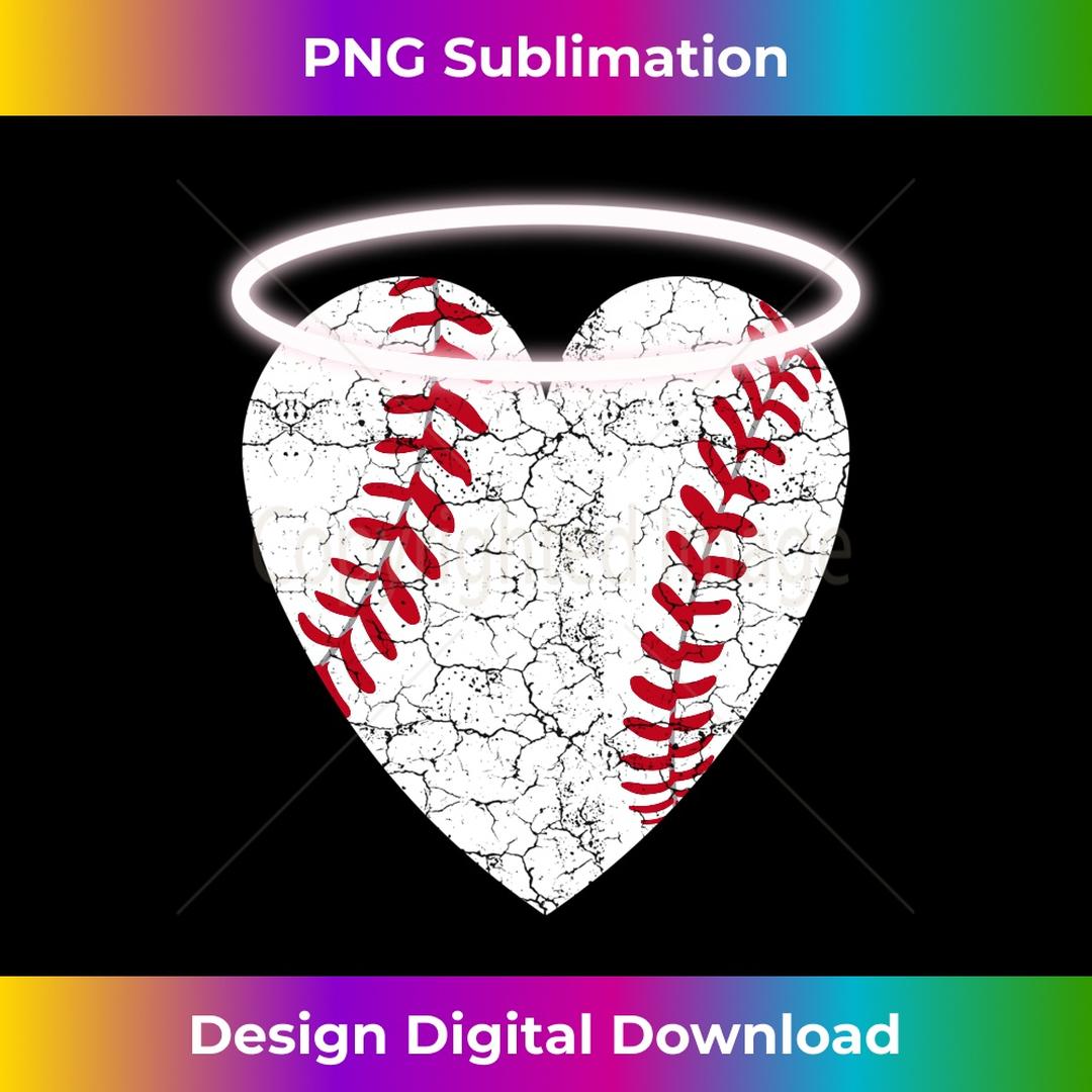 Vintage Angel Baseball Heart with Halo 3 - High-Resolution P | Inspire ...