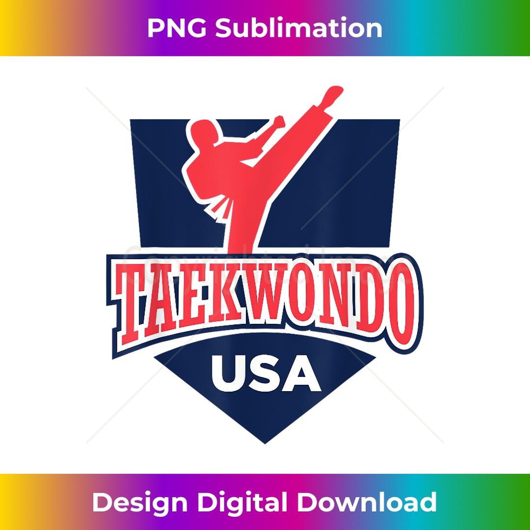 Taekwondo USA Support the Team USA Flag Fighting 1 - Premium | Inspire ...
