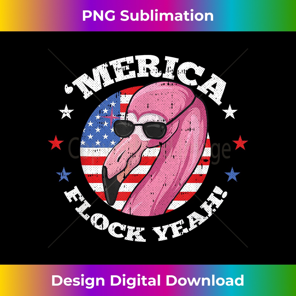 Merica 4th Of July Flamingo Flock Patriotic American Flag - | Inspire ...