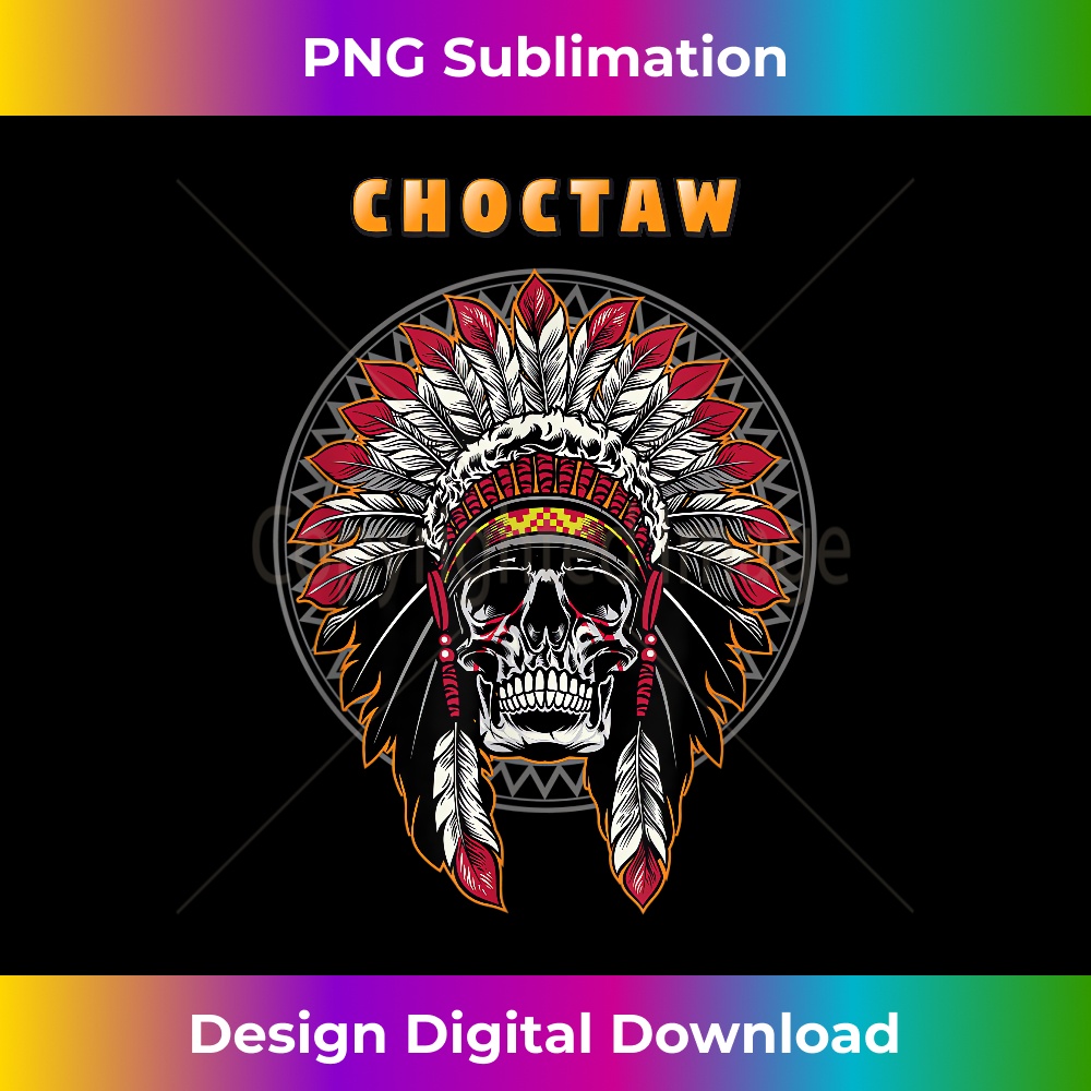 Choctaw American Indian Tribe Chief Skull Warrior - Digital | Inspire ...