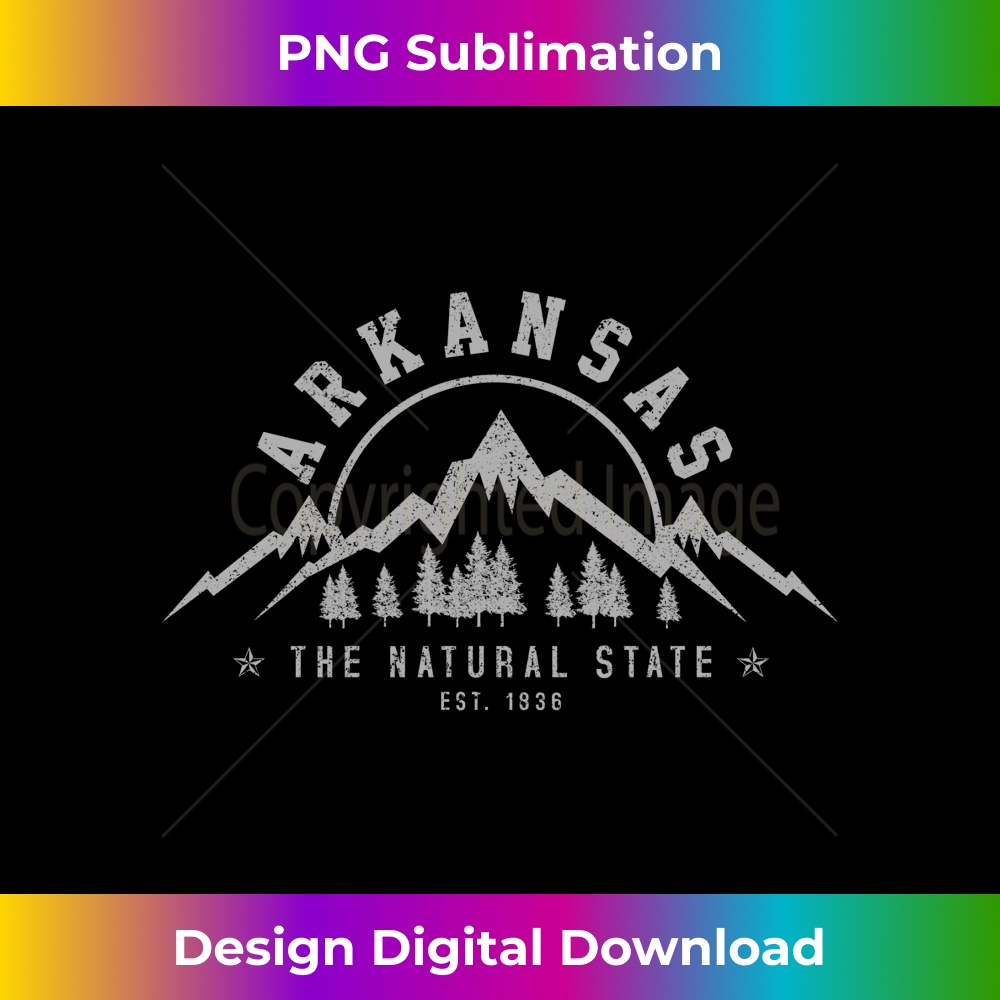 Arkansas Natural State Est. 1836 Mountains Nature Gift Long | Inspire ...