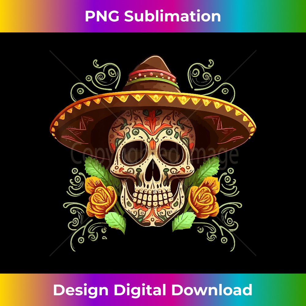 Flowers Cinco De mayo Dia de Los Muertos Mexican Sugar Skull | Inspire ...