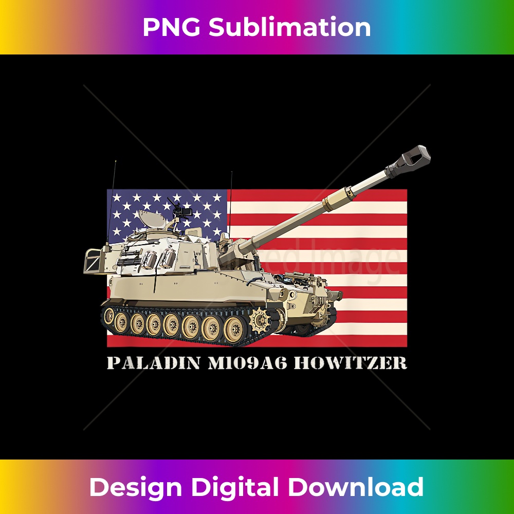 M109 A6 Paladin Howitzer Diagram American Flag - Unique Subl | Inspire ...