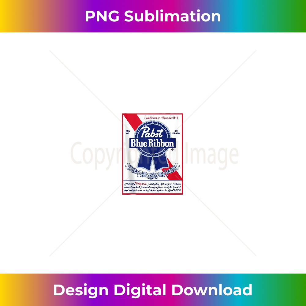 Pabst Blue Ribbon Fashion Label - Vintage Artwork Tank Top | Inspire Uplift