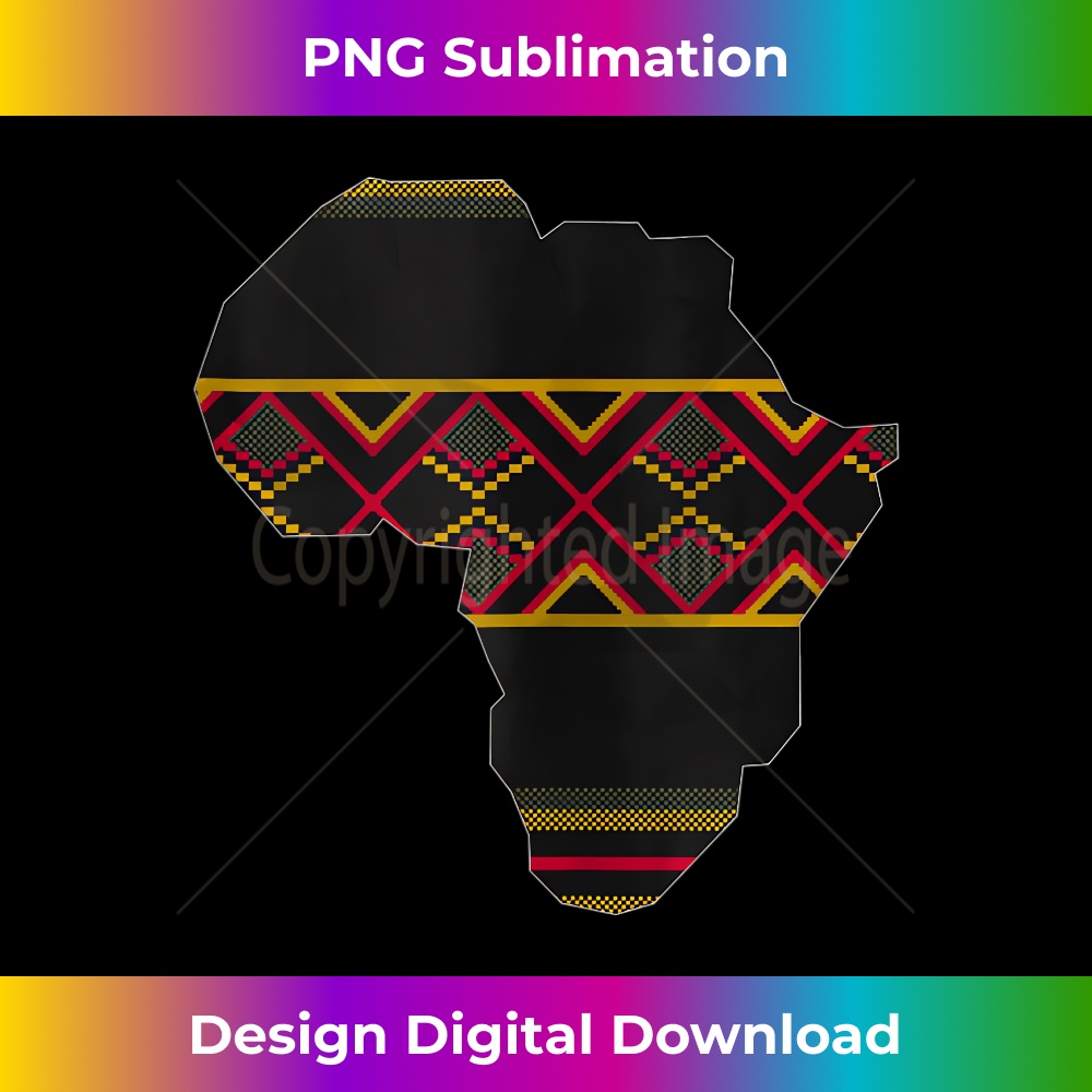 Africa Map Kente Pattern African Ghana Style Ankara Tank Top | Inspire ...