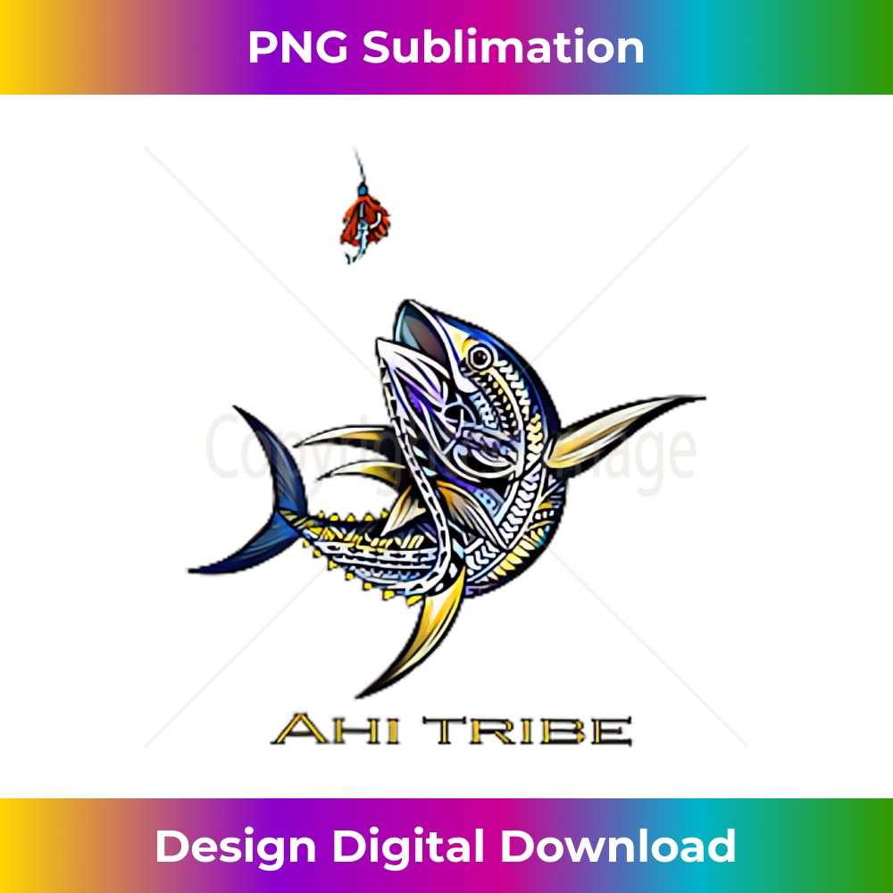 Ahi Yellowfin Tuna Fishing Tribe - PNG Transparent Digital D | Inspire ...