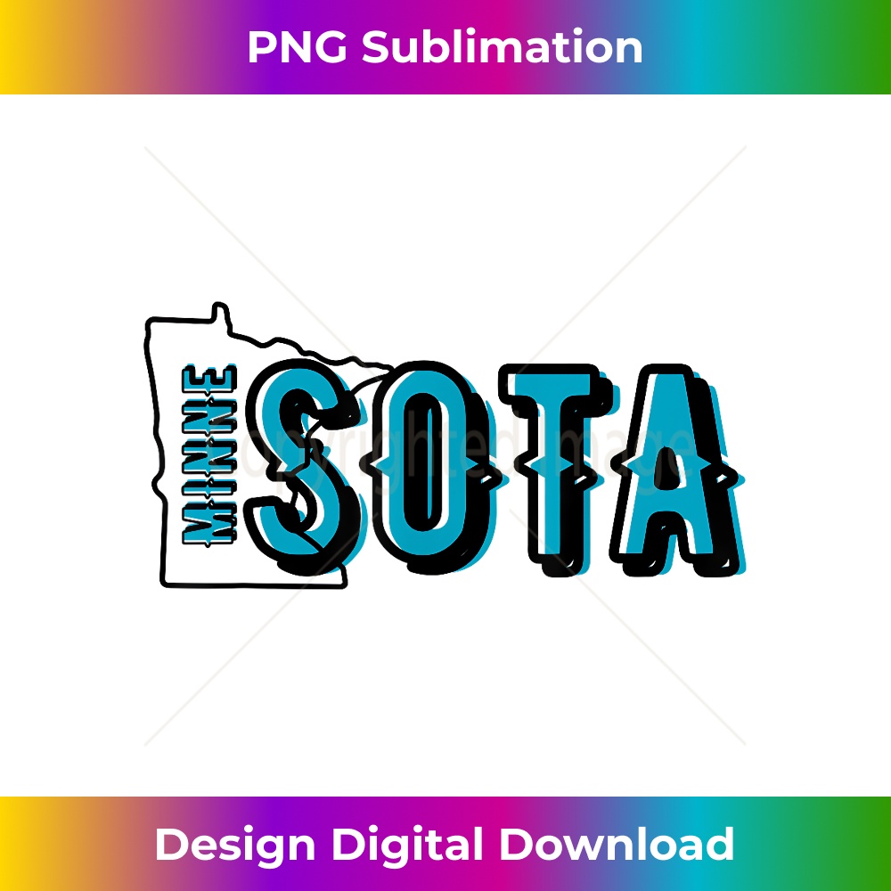 Minnesota Map MN Outline Minne Sota - Decorative Sublimation | Inspire ...
