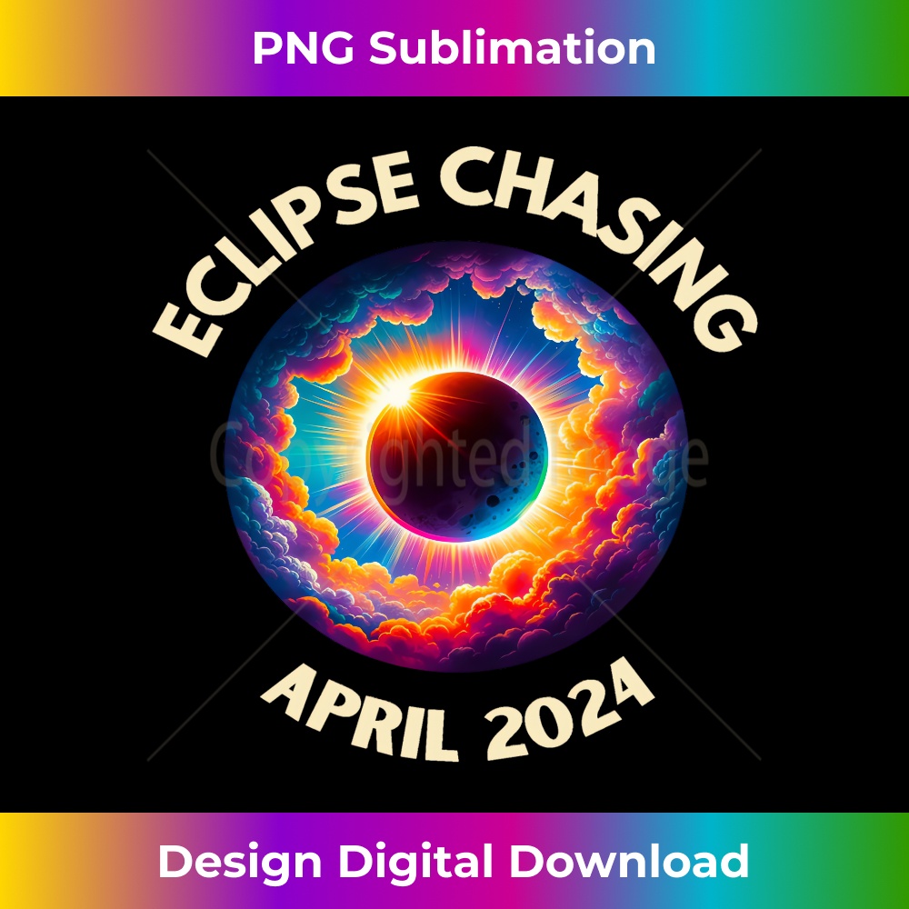 Sun, Moon, Earth, Eclipse Totality Chasing 2024 Long Sleeve | Inspire Uplift