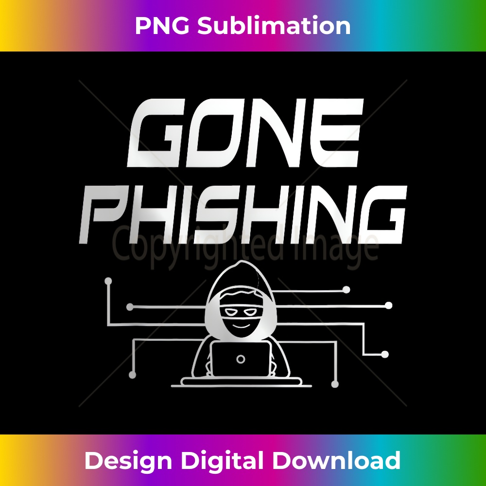 Gone Phishing Funny Ethical White Hat Hacker Pun Joke Gift - | Inspire ...