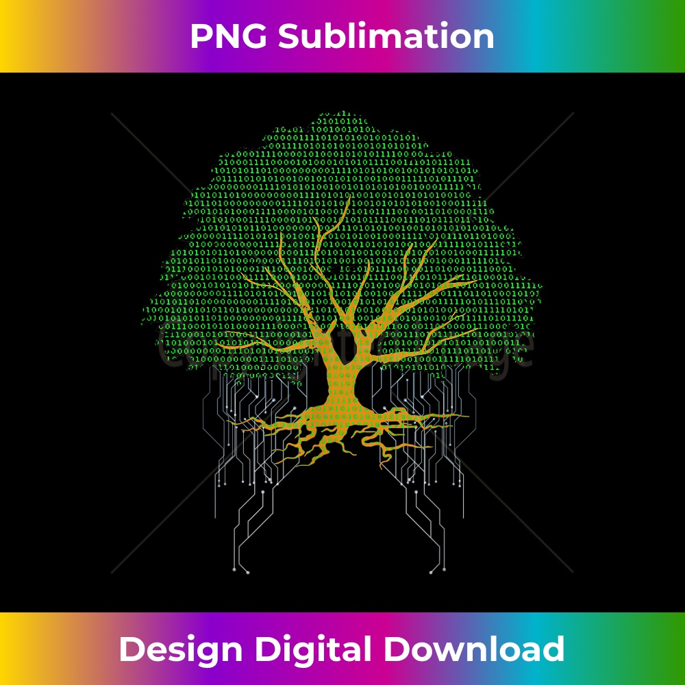 Binary Code Tree of Coding Life Gift Design Idea - Creative | Inspire Uplift