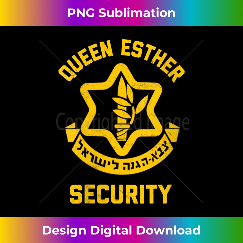 Womens Queen Esther Security Funny Purim Costume Idf Tzahal | Inspire ...