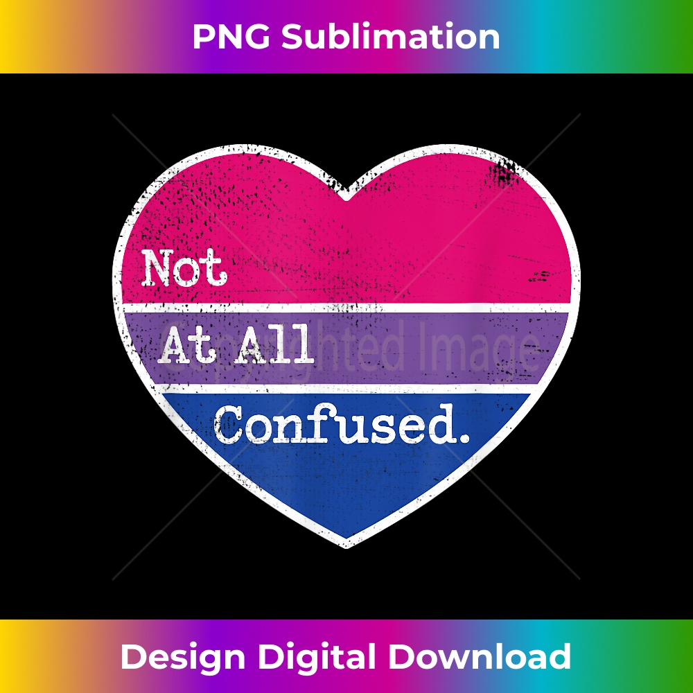 Bisexual Pride Not Confused Bi Pride Bi Colors Heart - Speci | Inspire ...